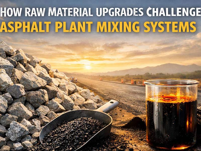 How Raw Material Change Challenge Asphalt Plant Mixing System